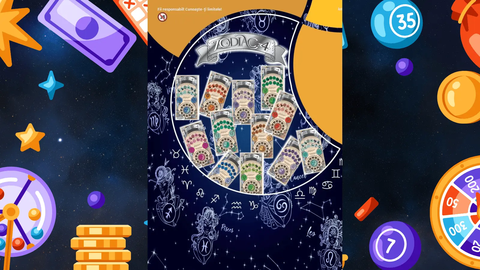 Loteria Română lansează lozul ZODIAC x4 cu o tematica îndrăgită de jucători